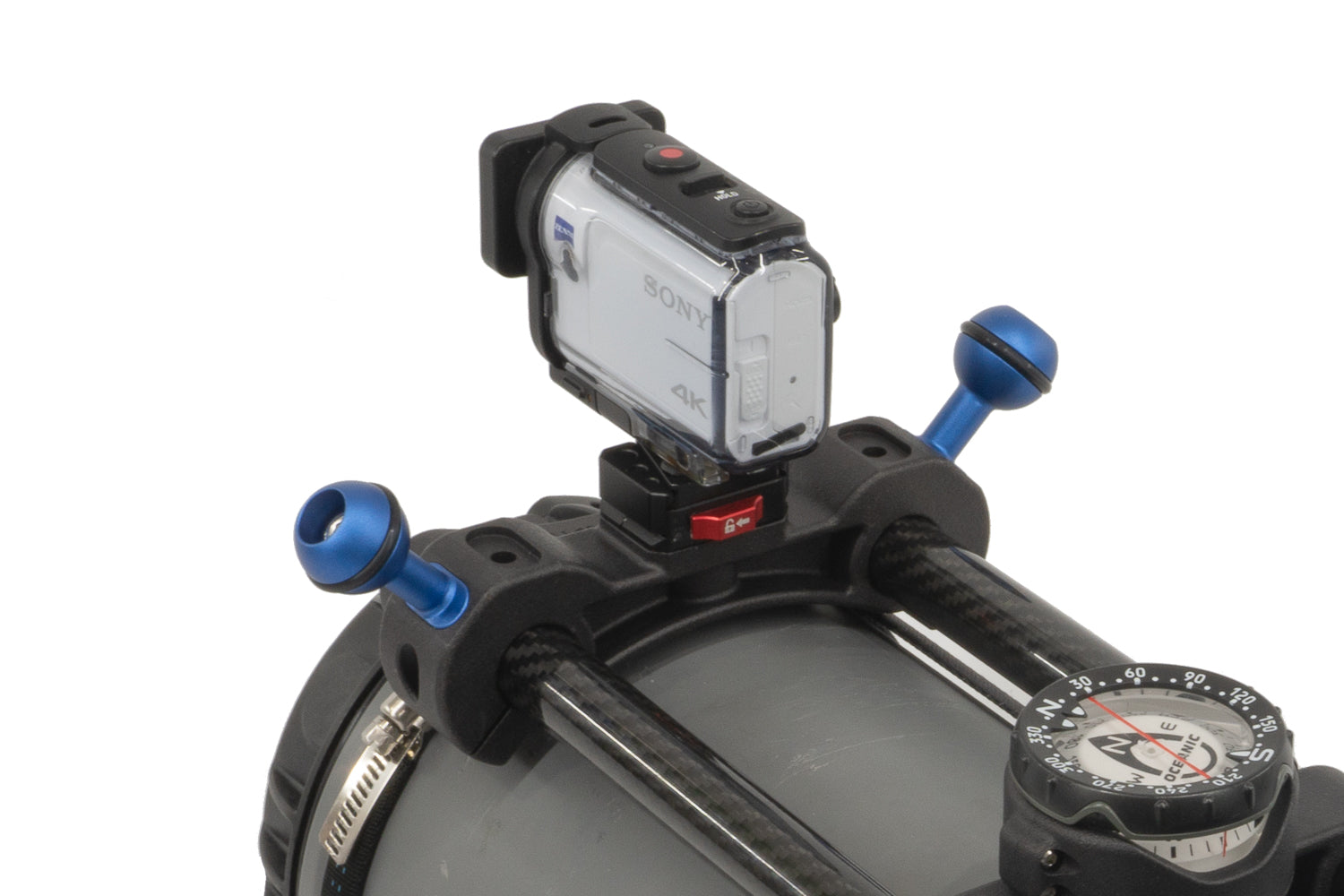 Dive Diversions - DPV Modular Rail System – Action Camera QR Mount.